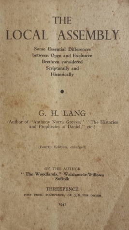 The Local Assembly by G.H. Lang | Goodreads