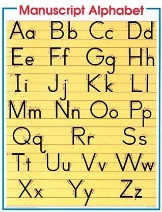 Manuscript Alphabet Cheap Chart by Frank Schaffer Publications | Goodreads