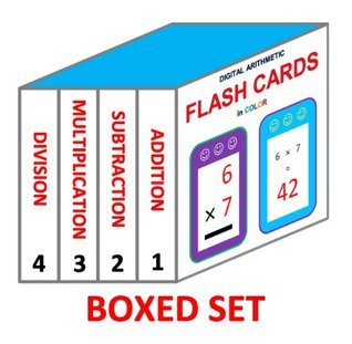 Digital Arithmetic Flash Cards (Boxed Set: 4 Books in 1): Addition ...