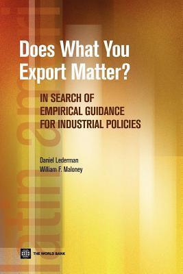 Does What You Export Matter? by Daniel Lederman | Goodreads