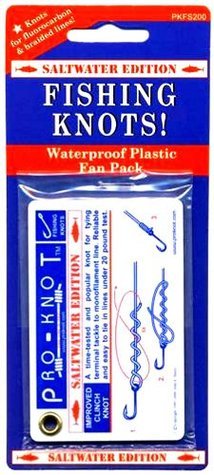 Pro-Knot Saltwater Fishing Knots - Waterproof Plastic Knot Cards | Easy ...