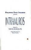 Intramuros by Nick Joaquín | Goodreads