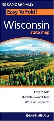 Rand McNally Wisconsin Easyfinder Map: Laminated by Rand McNally ...
