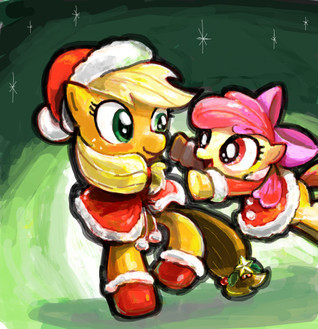 Yes, Apple Bloom, There *Is* a Santa Hooves by Lucky Dreams | Goodreads