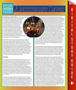 Antitrust Laws: Speedy Study Guides by Speedy Publishing | Goodreads