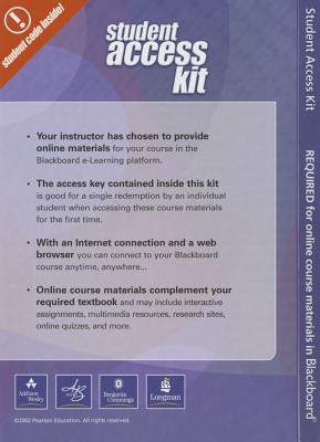 Blackboard -- Access Card -- for Environmental Science: Toward a ...