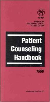 Patient Counseling Handbook 1998 by Apha | Goodreads