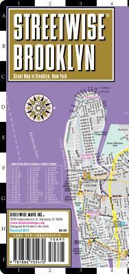 Streetwise Brooklyn Map - Laminated City Center Street Map of Brooklyn ...