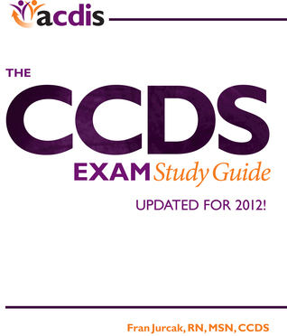 The Ccds Exam Study Guide, 2012 Update by Fran Jurcak | Goodreads