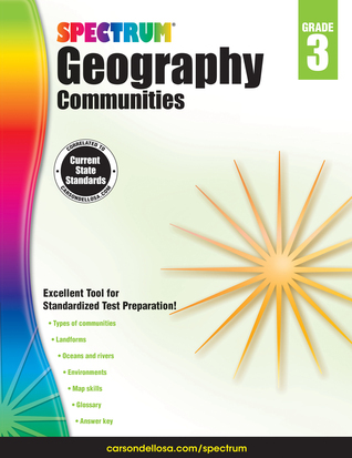 Spectrum Grade 3 Geography Workbook, Types of Communities, Environments ...