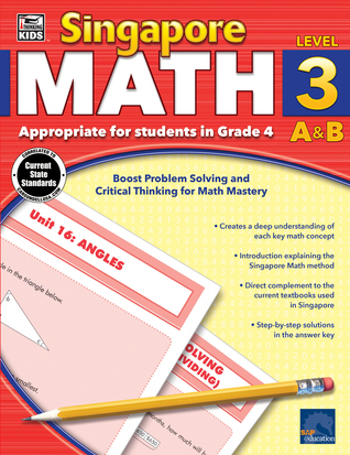 Singapore Math Grade 4 Workbook—4th Grade Addition, Subtraction ...