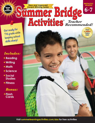 Summer Bridge Activities 6th Grade Workbook to 7th Grade Workbooks All ...