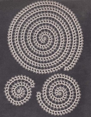 Spiral Doily Set Crochet Pattern Round Doilies by Charlie Cat Patterns ...