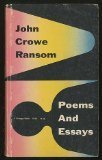 Poems and Essays by John Crowe Ransom | Goodreads
