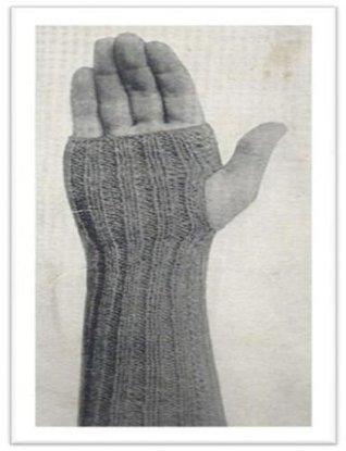 #0009 WW1 WRISTLET VINTAGE KNITTING PATTERN by Princess of Patterns ...