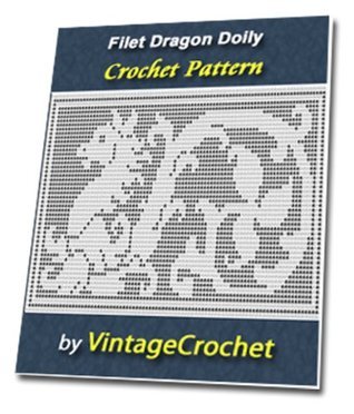 Filet Dragon Doily Vintage Crochet Pattern by VintageCrochet | Goodreads