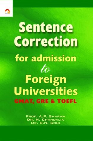 Sentence Correction for Admission to Foreign Universities by A.P ...
