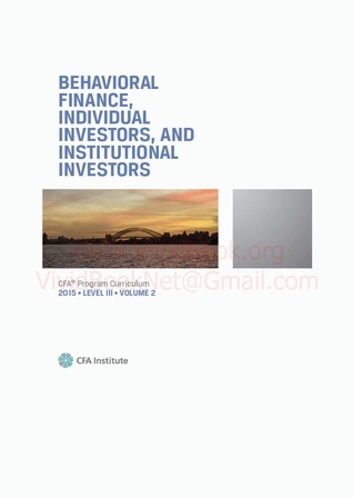 CFA Program Curriculum, Level 3, 2015, #2 by CFA Institute | Goodreads