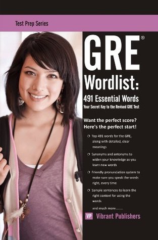 GRE Word List: 491 Essential Words (Test Prep) by Vibrant Publishers ...