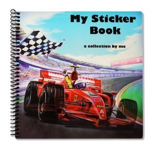 My Sticker Book: Race Car - Reusable Sticker Album by Sticker Solution ...