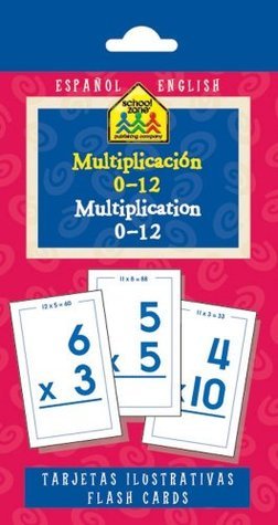 School Zone - Bilingual Multiplication 0-12 Flash Cards - Ages 8+, 3rd ...