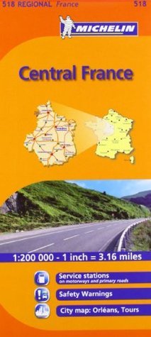 Michelin Map France: Centre 518 (Maps/Regional (Michelin)) by Guides ...