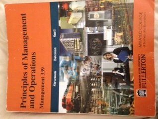 Principles of Management and Operations by Bateman Snell Stevenson ...
