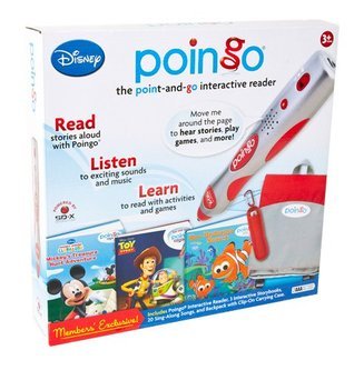 Poingo Reader with 3-Book Disney Library: Toy Story, Mickey Mouse ...