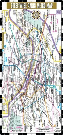 Streetwise Paris Metro Map - Laminated Paris Public Transportation Map ...