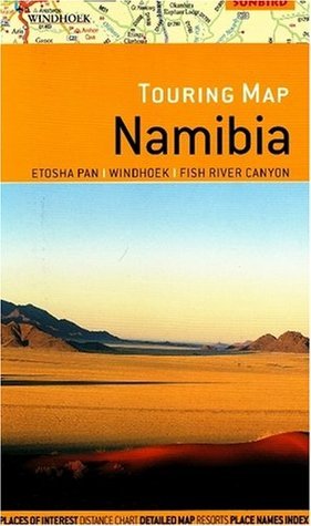 Namibia Touring Map by John Hall | Goodreads