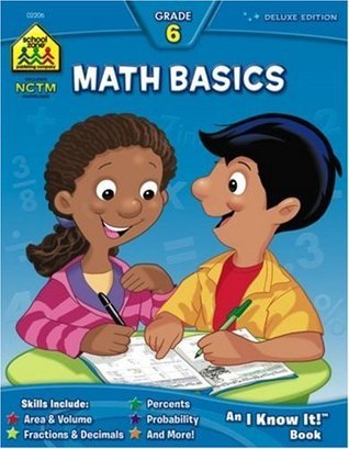 School Zone Math Basics 6 Workbook: 64 Pages, 6th Grade, Powers ...