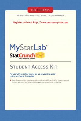 MyStatLab Student Access Kit: Including Statcrunch by Pearson Prentice ...
