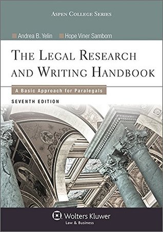 Legal Research and Writing Handbook: A Basic Approach for Paralegals by ...