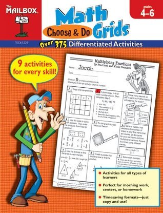 Choose & Do Math Grids Intermediate Grades 4-6 by The Mailbox Books ...