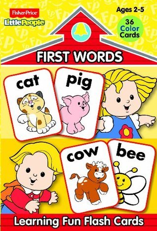 Fisher Price Little People Preschool Flash Cards-First Words by Modern ...