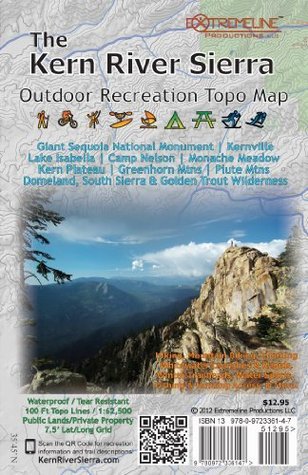 The Kern River Sierra Outdoor Recreation Topo Map, 6th Ed. by ...