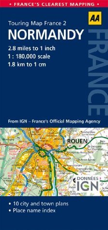 AA Road Map France: Normandy (2) by AA Publishing | Goodreads