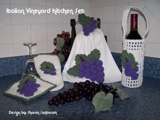 Italian Vineyard Grape Kitchen Crochet Pattern by Sharon Santorum ...