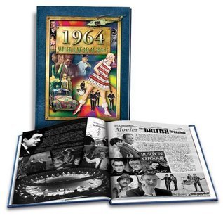 Flickback 1964 What A Year it Was Book, Birthday or Anniversary Gift by ...