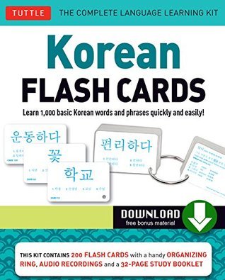 Korean Flash Cards Kit Ebook: Learn 1,000 Basic Korean Words and ...