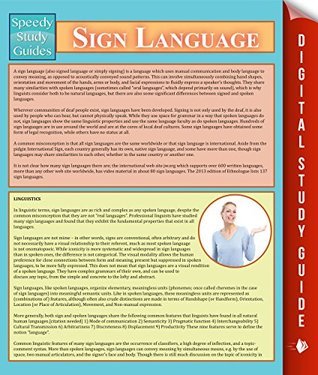 Sign Language: Speedy Study Guides by Speedy Publishing | Goodreads