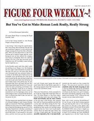 Figure Four Weekly #1023, Jan 31, 2015: But you need to push Roman ...