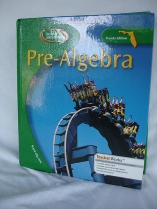 Glencoe Pre-Algebra Teacher Wraparound Edition Florida Edition (Glencoe ...