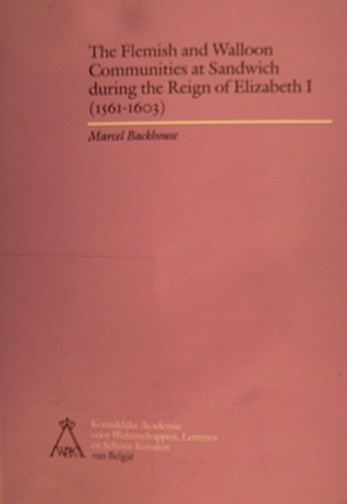 The Flemish and Walloon Communities at Sandwich During the Reign of ...