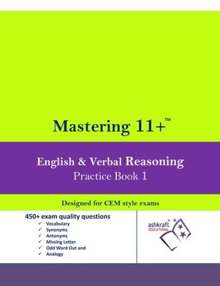 Mastering 11+ English & Verbal Reasoning Practice Book 1: Book 1 by ...
