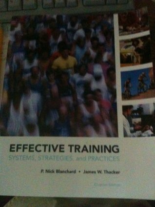 Effective Training Systems, Strategies and Practices by Pearson ...