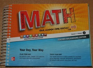 Glencoe Math Common Core, Course 1 Volume 2, Teacher's Edition by John ...