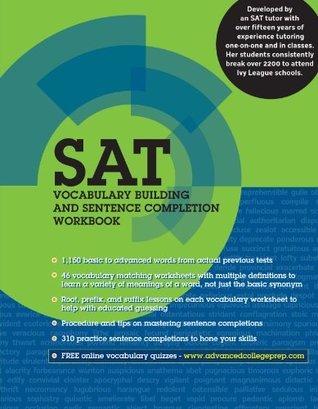 SAT Vocabulary Building and Sentence Completion Workbook by Susan ...