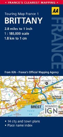 AA Road Map France Brittany (1) by AA Publishing | Goodreads
