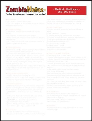 Zombie Notes EKG Basics by Michele G. Kunz | Goodreads